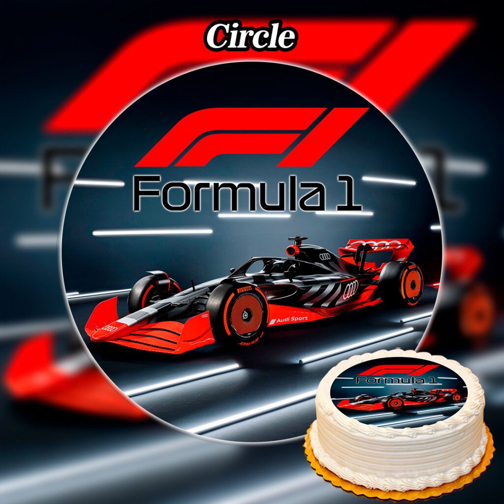 Edible Formula 1 Cake Topper - Edible Printed Toppers