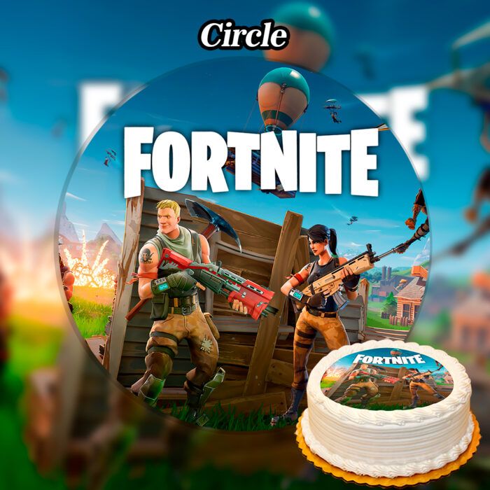 Edible Fortnite Cake Topper - Edible Printed Toppers