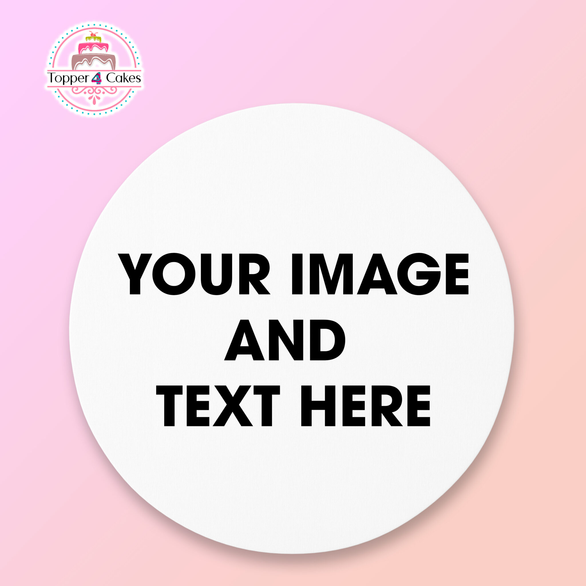 Edible Cake Toppers - Edible Printed Toppers