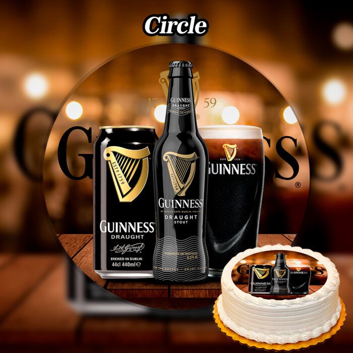 Edible Guinness Cake Topper - Edible Printed Toppers