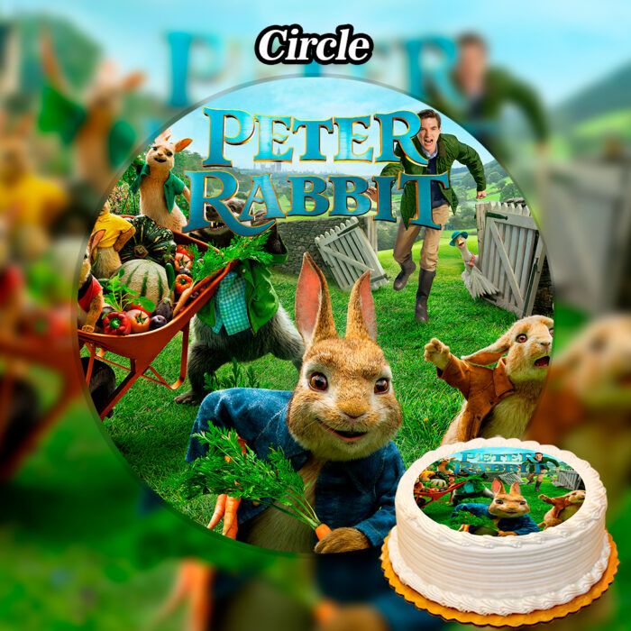 Edible Peter Rabbit Cake Topper - Edible Printed Toppers