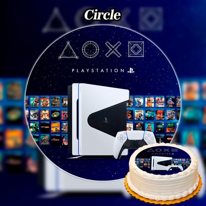 Edible PlayStation Cake Topper - Edible Printed Toppers