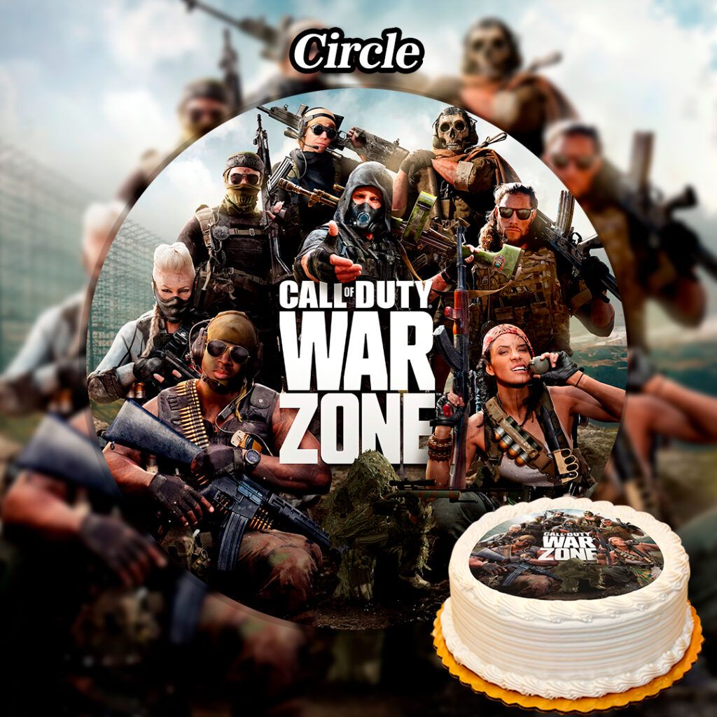 Edible Call of Duty Cake Topper - Edible Printed Toppers