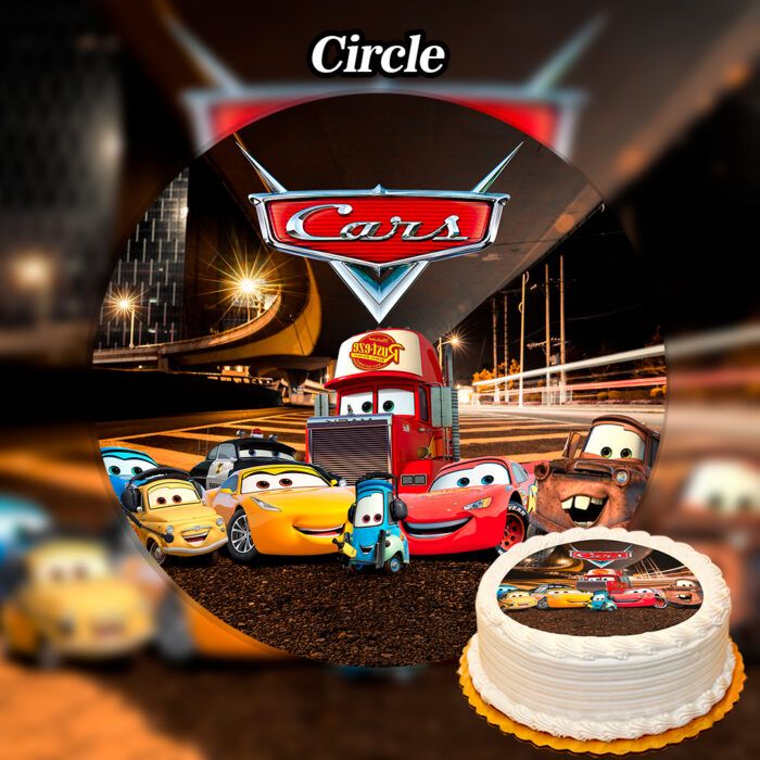 Edible Cars Cake Topper - Edible Printed Toppers