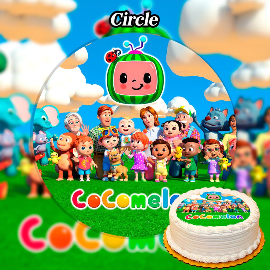 Edible Cocomelon Cake Topper - Edible Printed Toppers