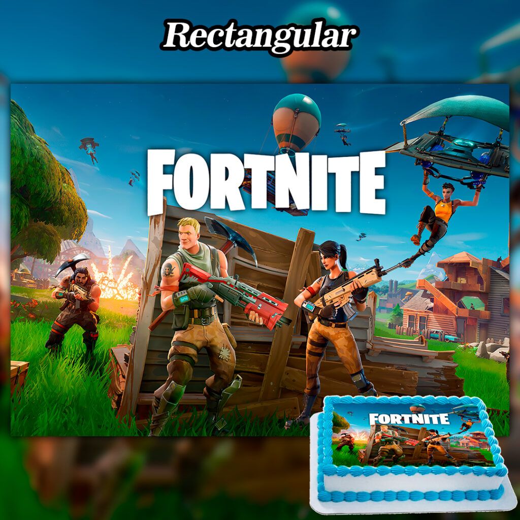 Edible Fortnite Cake Topper - Edible Printed Toppers