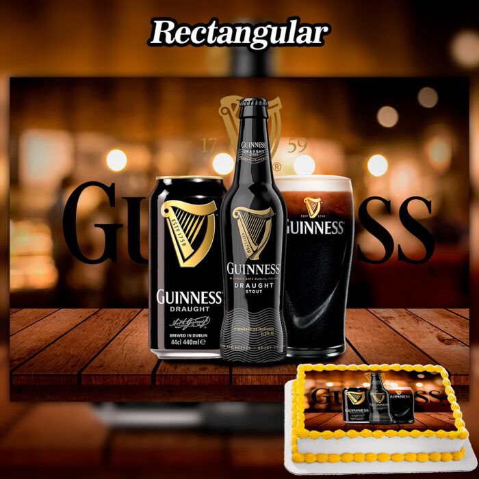 Edible Guinness Cake Topper - Edible Printed Toppers