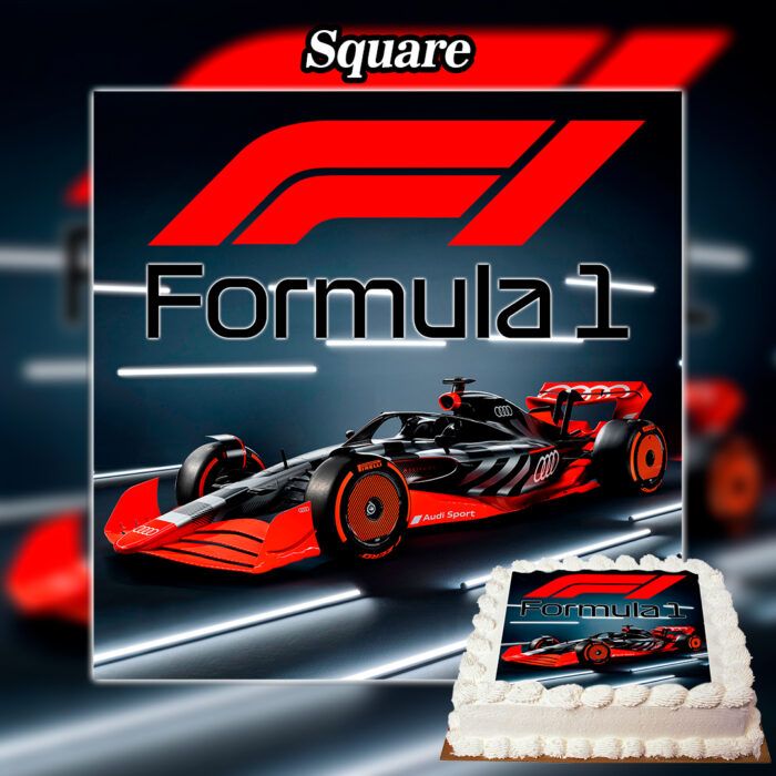 Edible Formula 1 Cake Topper - Edible Printed Toppers