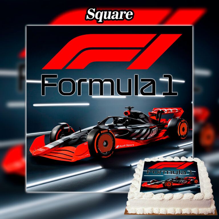 Edible Formula 1 Cake Topper - Edible Printed Toppers