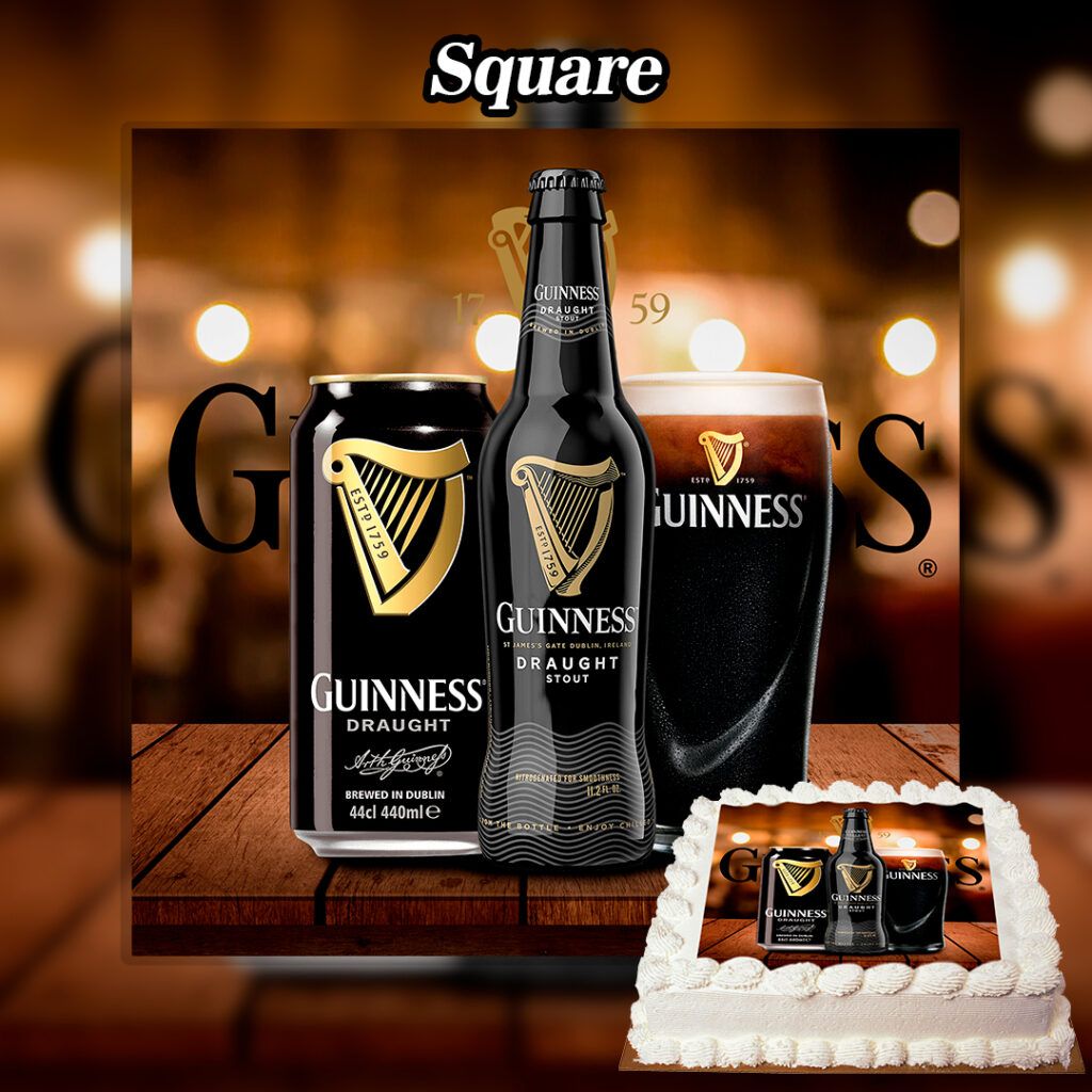 Edible Guinness Cake Topper - Edible Printed Toppers