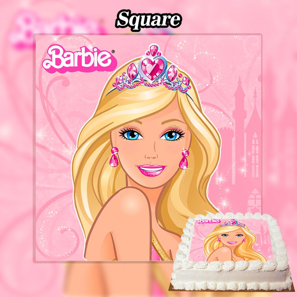 Edible Barbie Cake Topper - Edible Printed Toppers