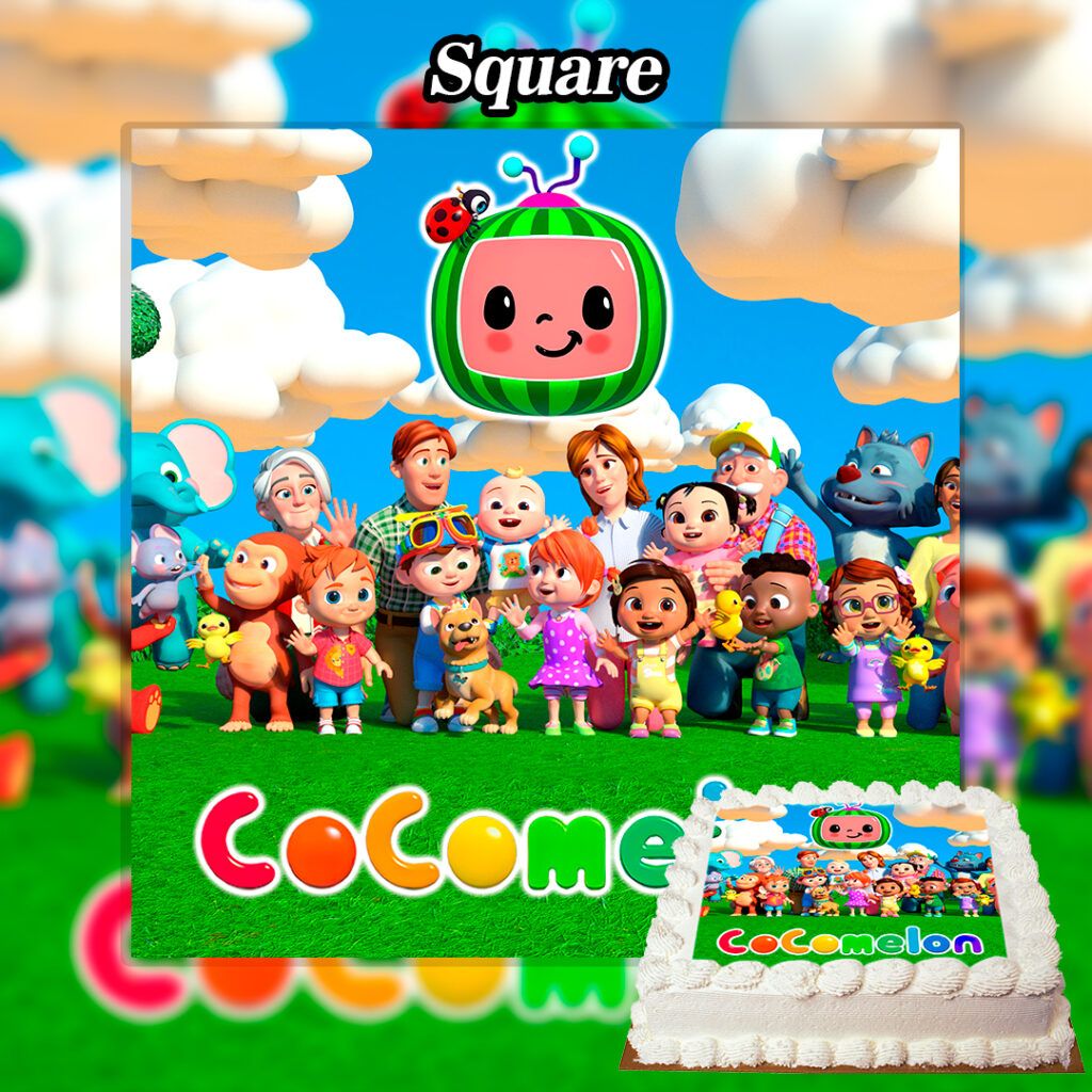 Edible Cocomelon Cake Topper - Edible Printed Toppers