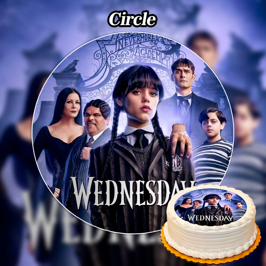 Edible Wednesday Cake Topper Personalised - Edible Printed Toppers