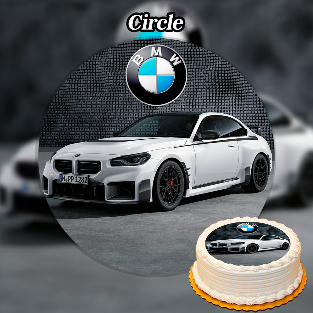 Edible BMW Cake Topper - Edible Printed Toppers