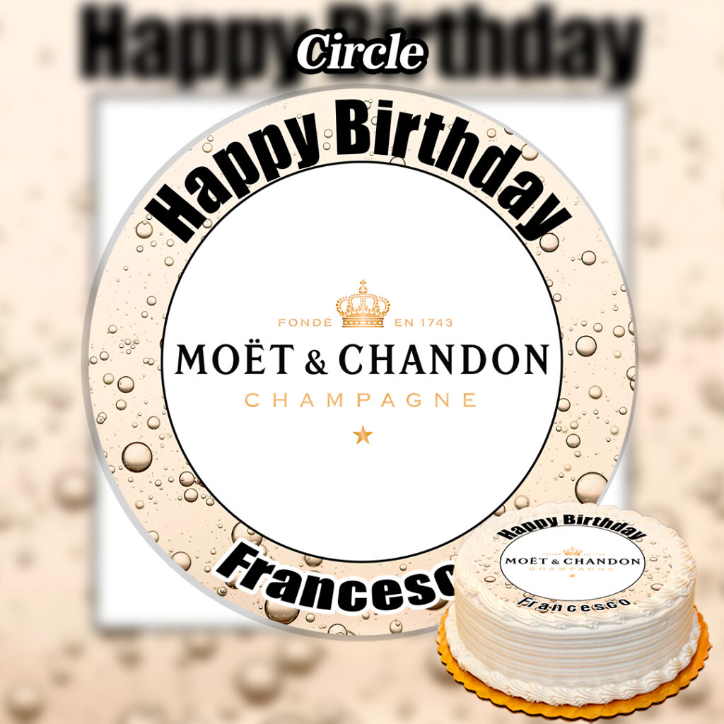 Alcohol and Drinks - Edible Printed Toppers