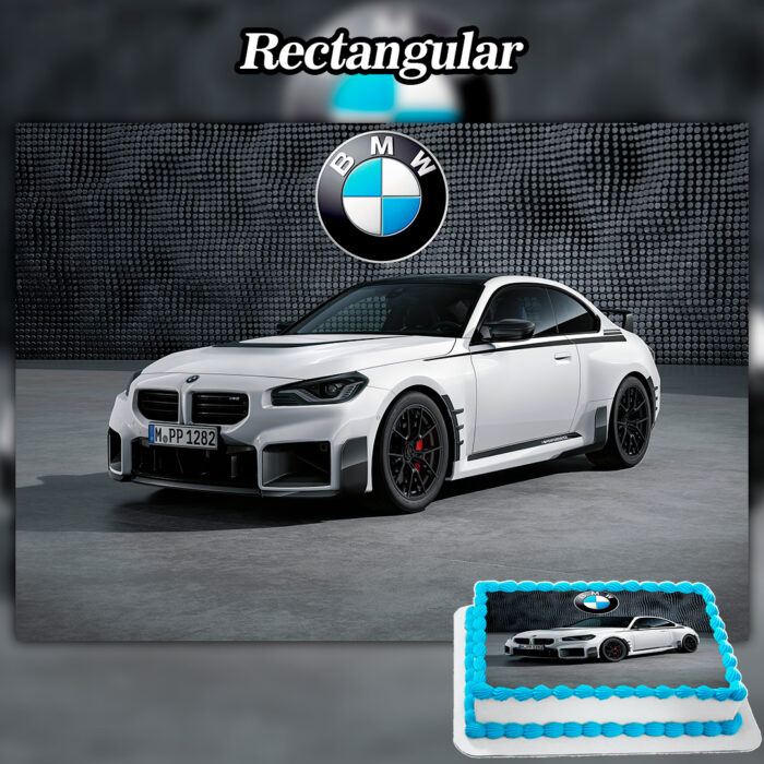 Edible BMW Cake Topper - Edible Printed Toppers