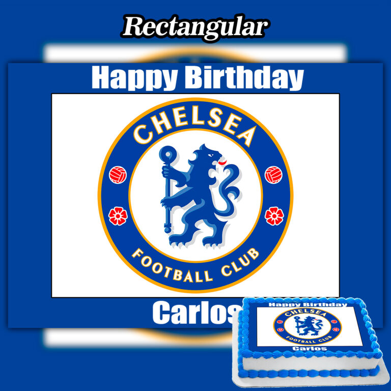 Edible Chelsea Cake Topper - Edible Printed Toppers