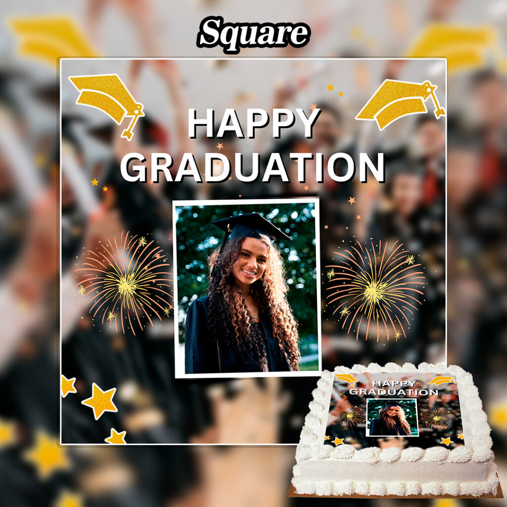 Personalized Edible Graduation Cake Topper with Picture - Edible ...