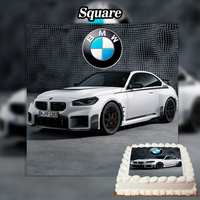 Edible BMW Cake Topper - Edible Printed Toppers