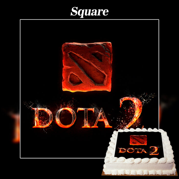 Edible Dota2 Cake Topper Personalised - Edible Printed Toppers