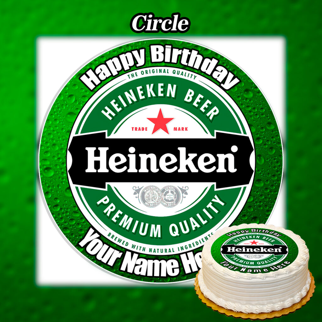 Alcohol and Drinks - Edible Printed Toppers