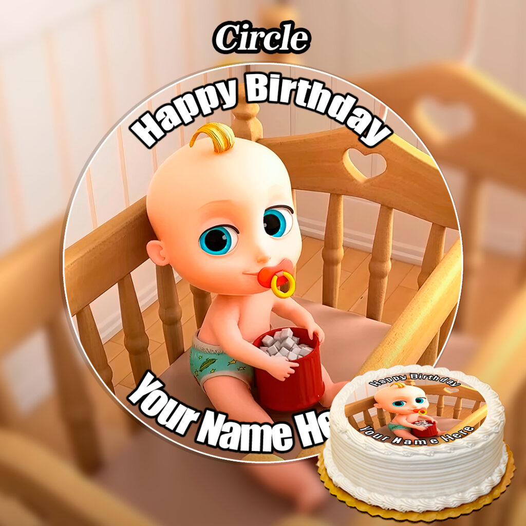 Edible Johny Johny Yes Papa Cake Topper Personalised - Edible Printed ...