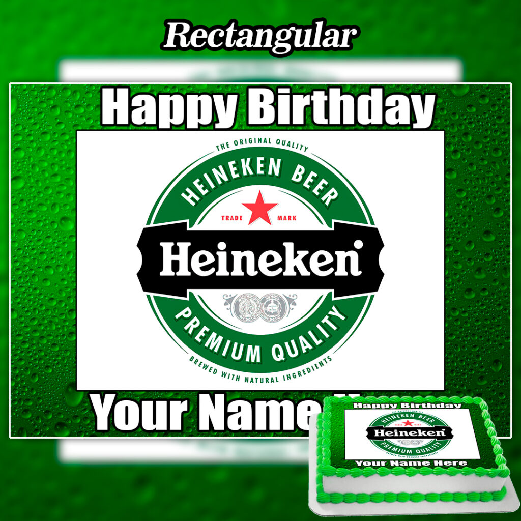 Alcohol and Drinks - Edible Printed Toppers