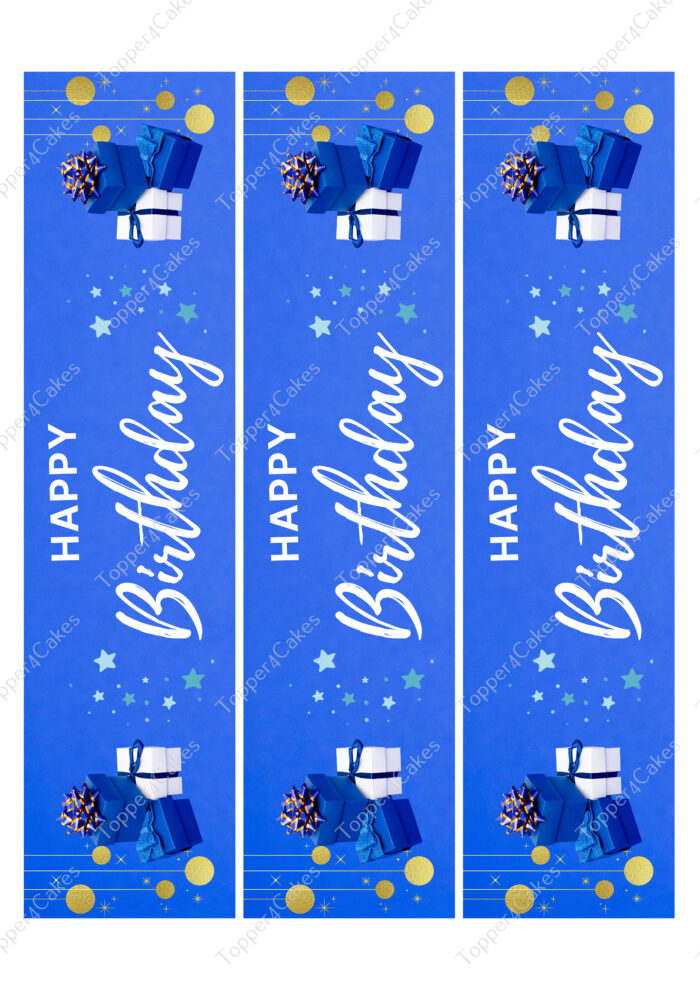 Edible Superman Ribbon - Edible Printed Toppers