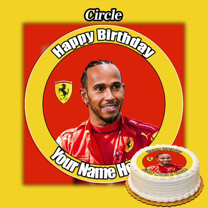 Edible Lewis Hamilton Cake Topper - Edible Printed Toppers