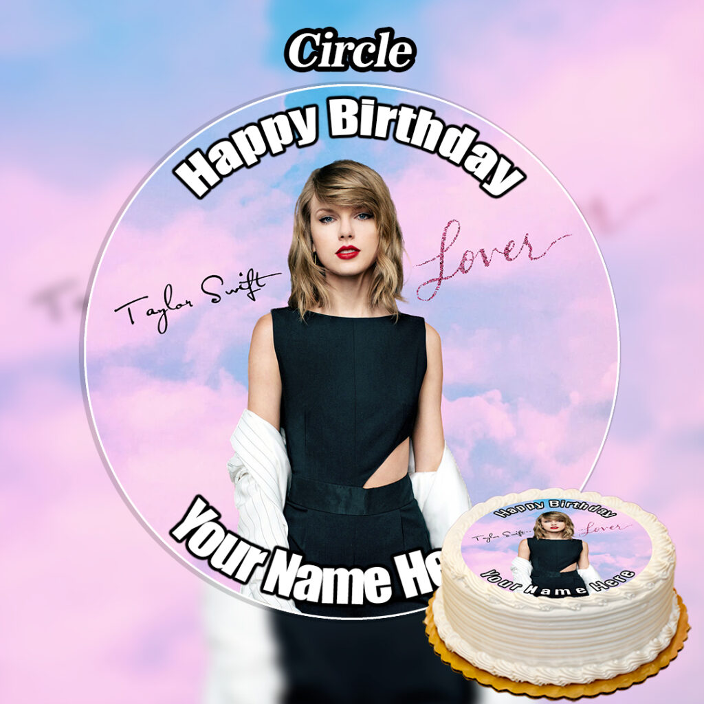 Edible Taylor Swift Cake Topper - Edible Printed Toppers
