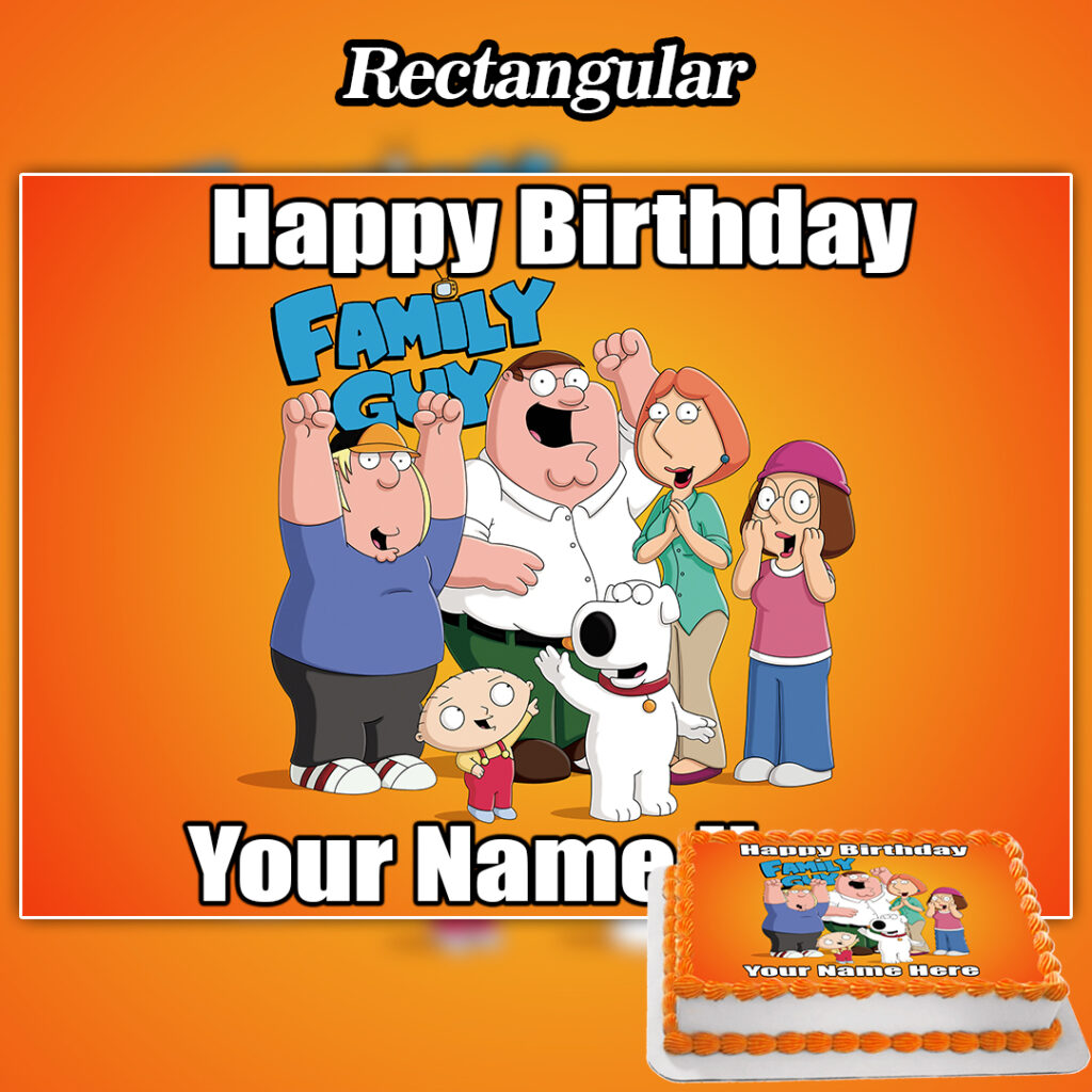 Edible Family Guy Cake Topper - Edible Printed Toppers