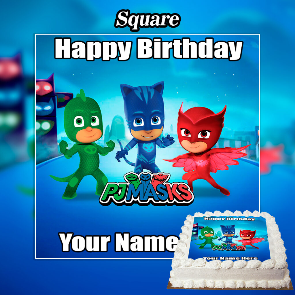 Edible PJ Masks Cake Topper - Edible Printed Toppers