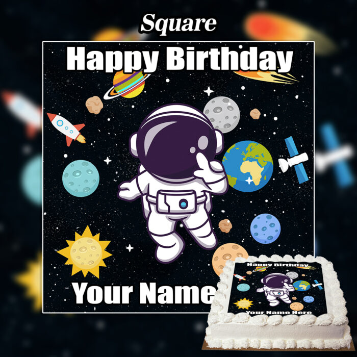 Edible Astronaut Cake Topper - Edible Printed Toppers